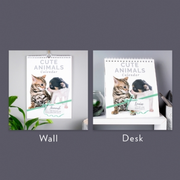 Personalised Cute Animal Calendars | Find Me A Gift